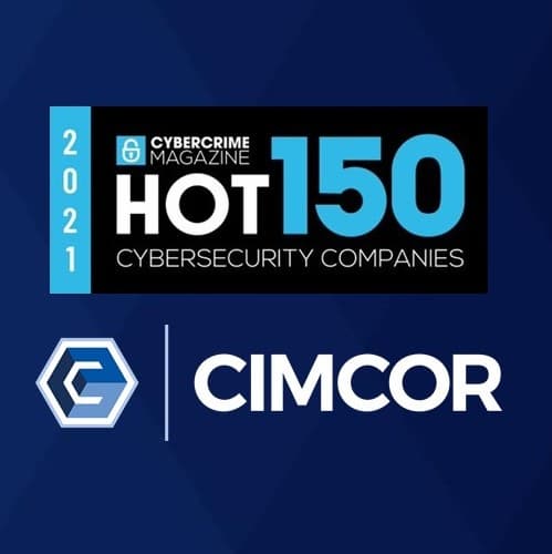 Cimcor Named as HOT150 Cybersecurity Company for 2021