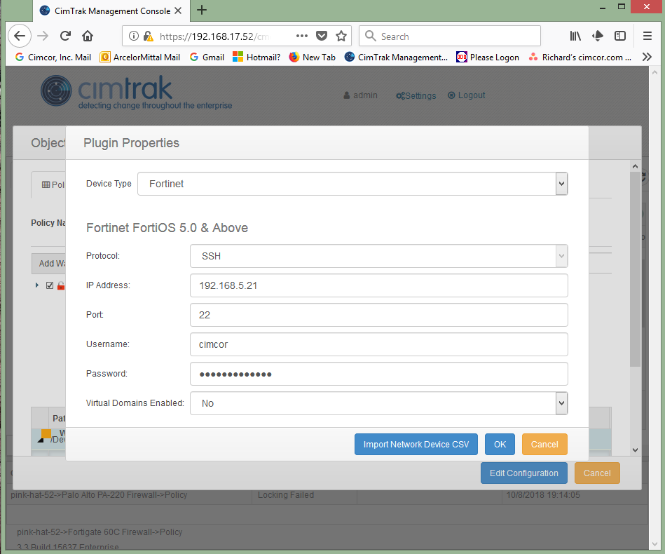 What CimTrak Monitors: Juniper ScreenOS